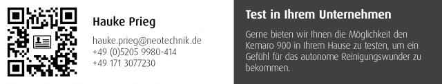 KEMARO | Autonome Kehrmaschinen - NEOTECHNIK Fördersysteme